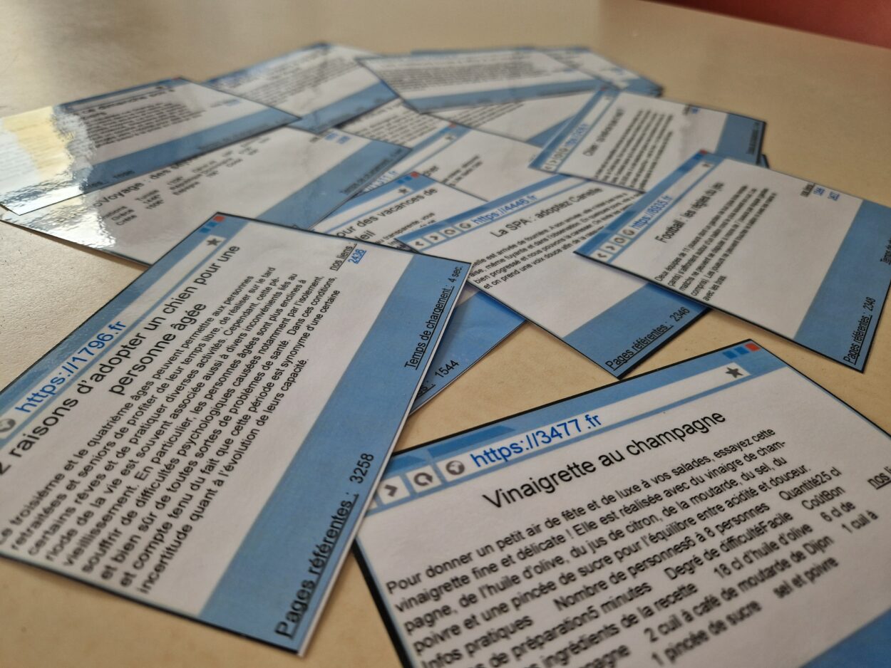 Un jeu de cartes pour comprendre le fonctionnement technique des ... Un jeu de cartes pour comprendre le fonctionnement technique des ...